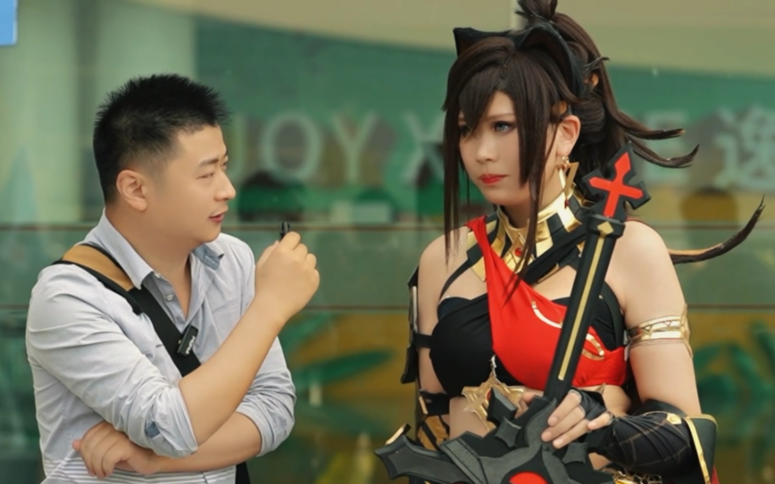 这个原神coser太酷辣。-cosplay收藏夹-cosplay收藏夹-哔哩哔哩视频