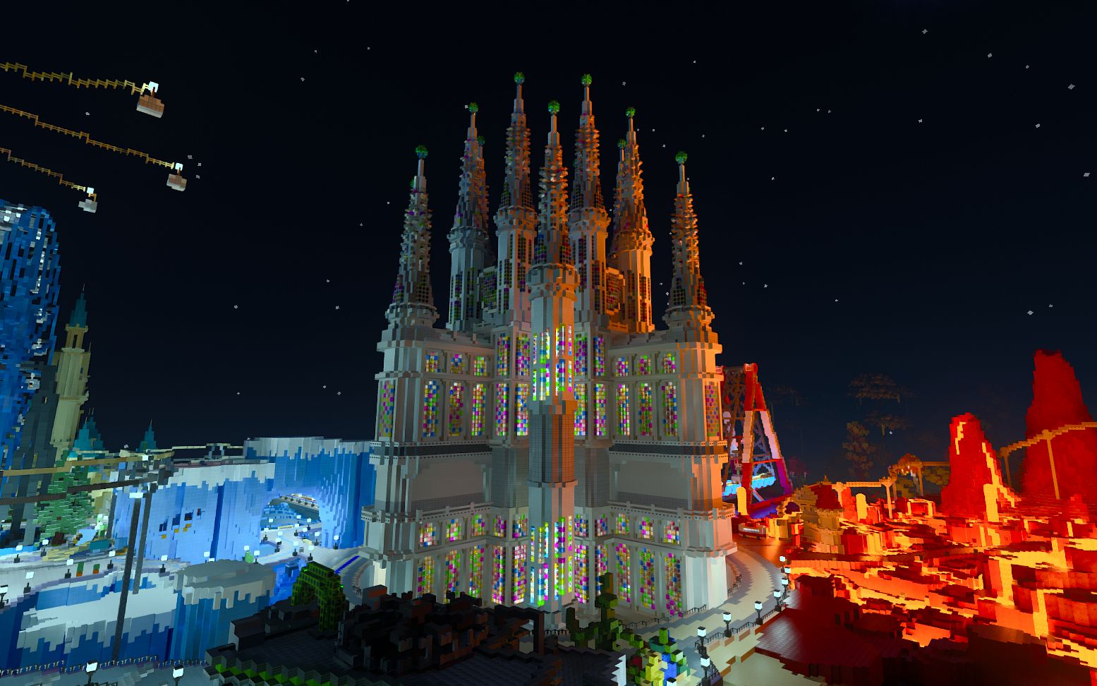 Minecraft官方RTX测试版（Imagination Island RTX）地图展示 - 视频下载 Video Downloader