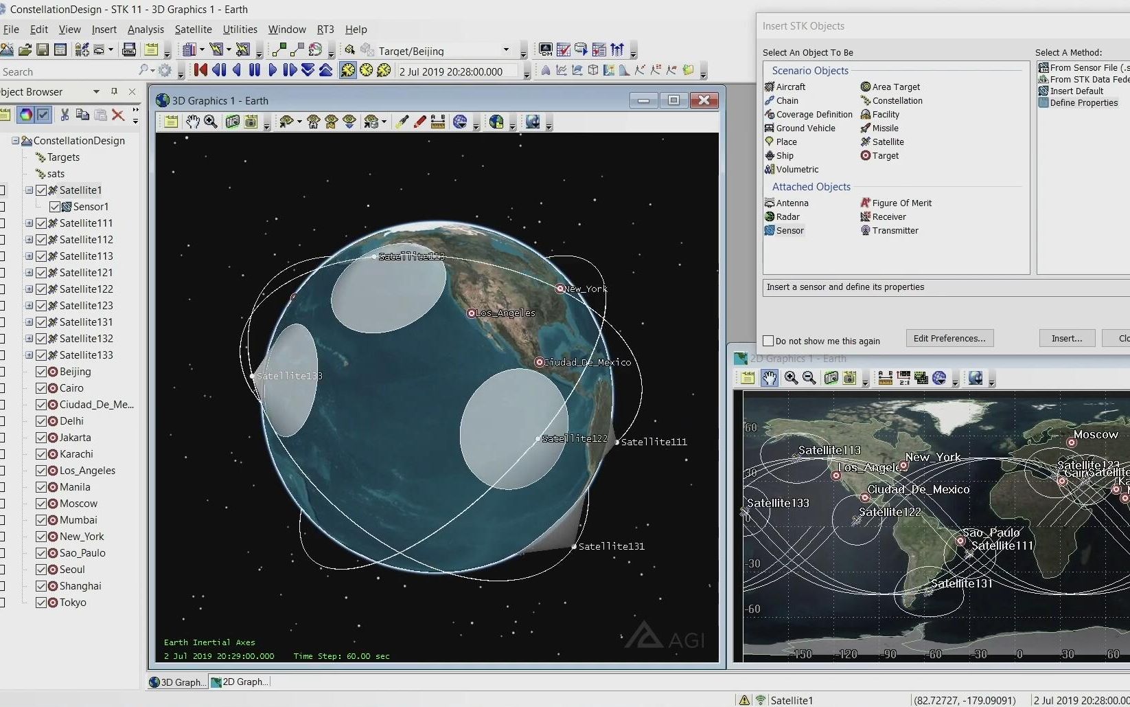 [STK教程中文字幕]产品展示—卫星星座设计_哔哩哔哩_bilibili