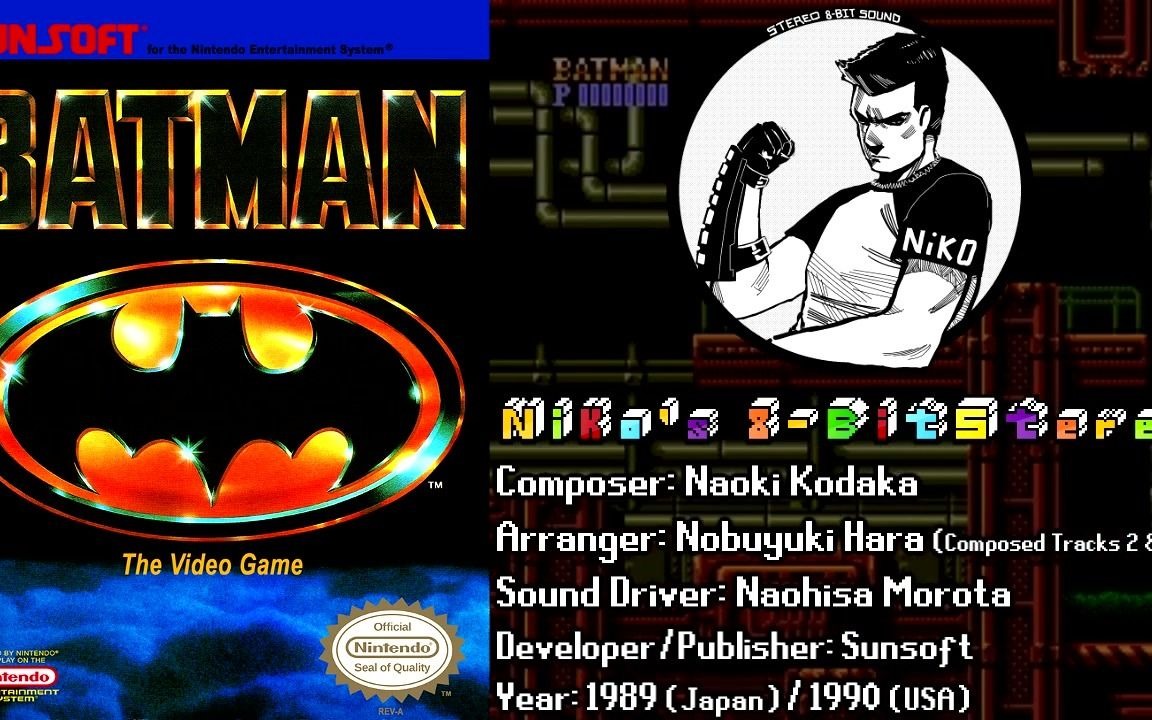 [Niko007] Batman (NES) Soundtrack - 8BitStereo (NES蝙蝠侠OST立体声化)_哔哩哔哩 ...