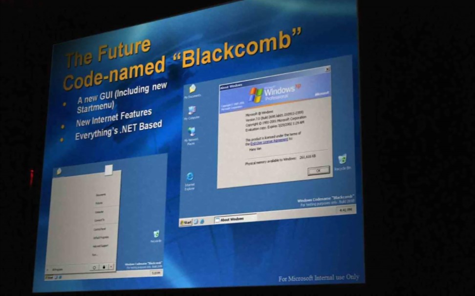【转载】Windows Blackcomb （Windows 7 开发代号）演示视频_哔哩哔哩_bilibili