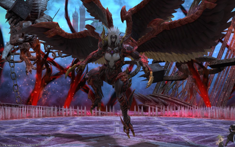 [ff14] P4S门神d2赤魔视角留念_最终幻想