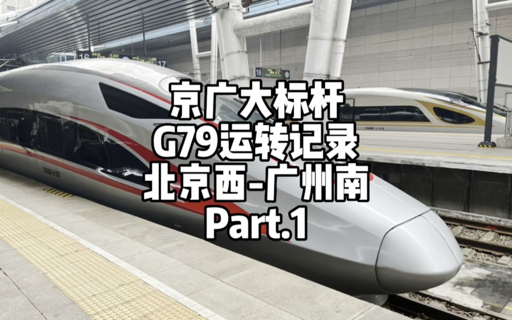 京广大标杆G79运转记录P1 北京西-广州南（3月20日）