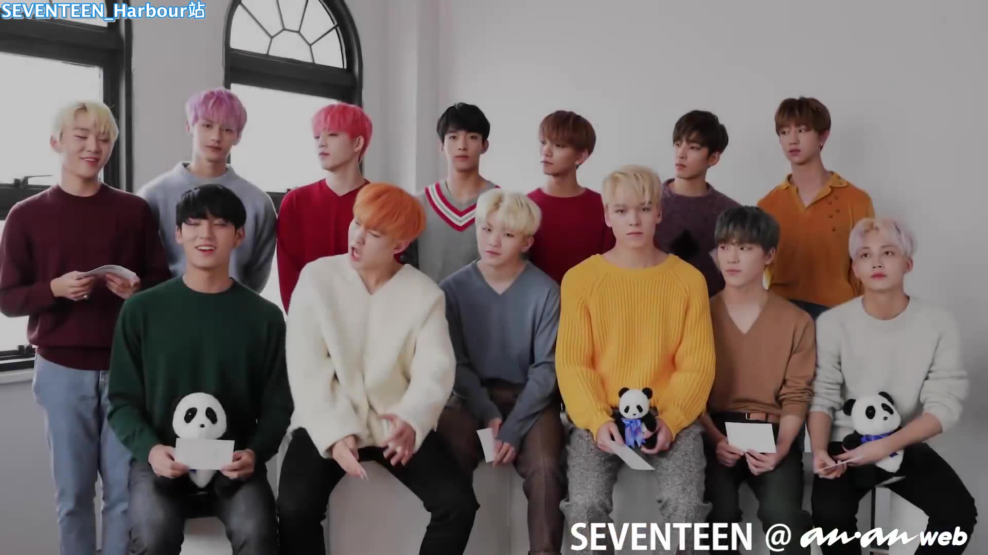 [SVT_Harbour中字] 171205 SEVENTEEN anan TV 采访 全场中字_哔哩哔哩_bilibili