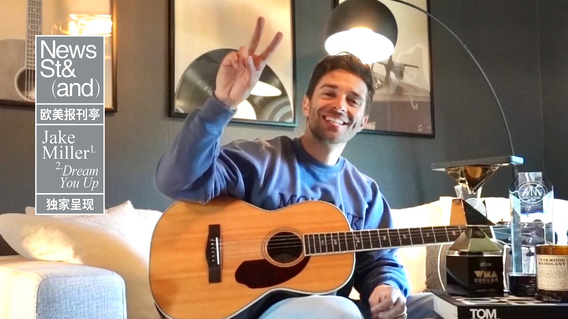 Jake Miller｜做客“欧美报刊亭”🎙现场演绎新歌《Dream You Up》-JAKEMILLER-JAKEMILLER-哔哩哔哩视频