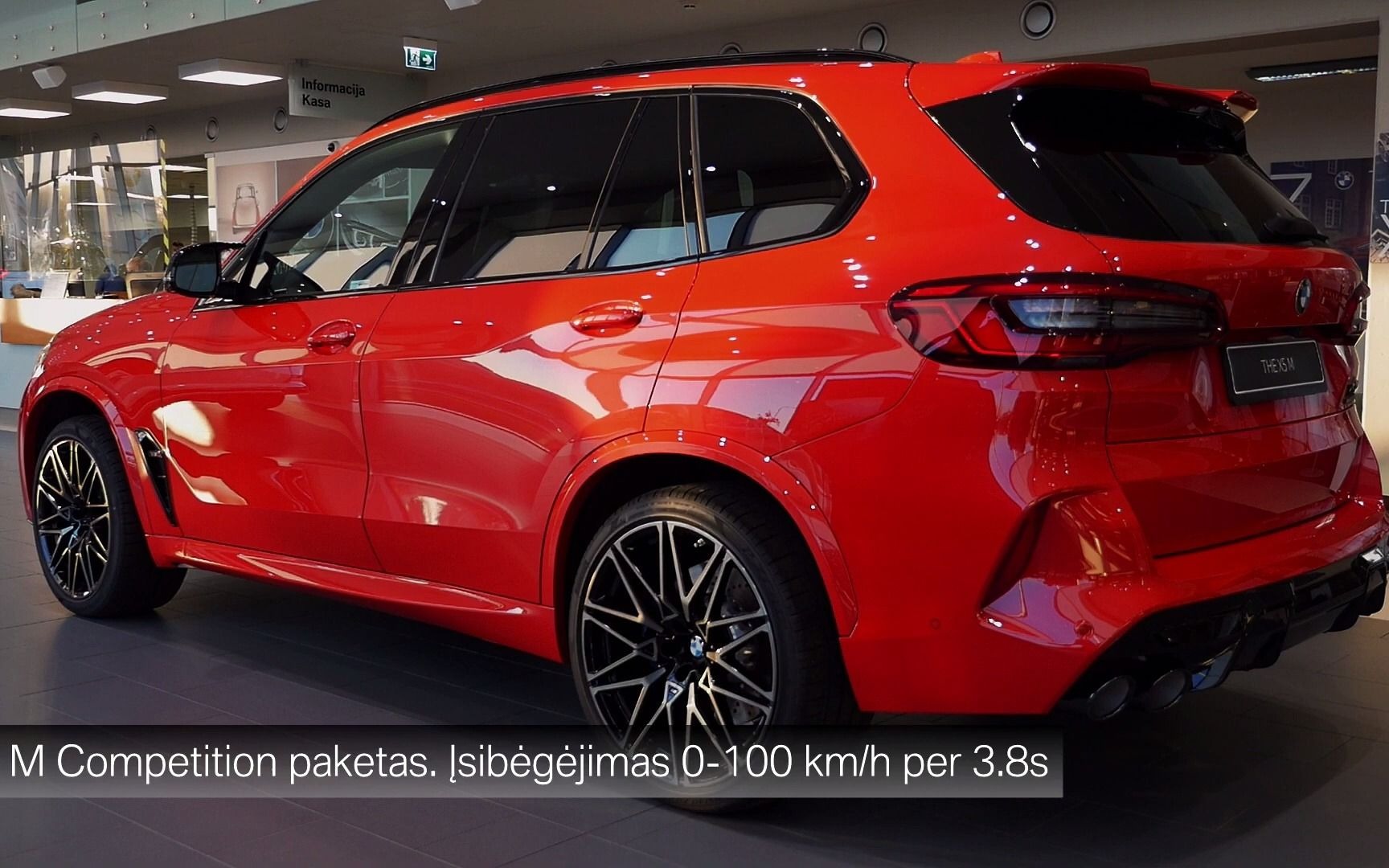 2020 BMW X5 M (F95) Competition 4.4 V8 (625 Hp) Toronto Red_哔哩哔哩_bilibili