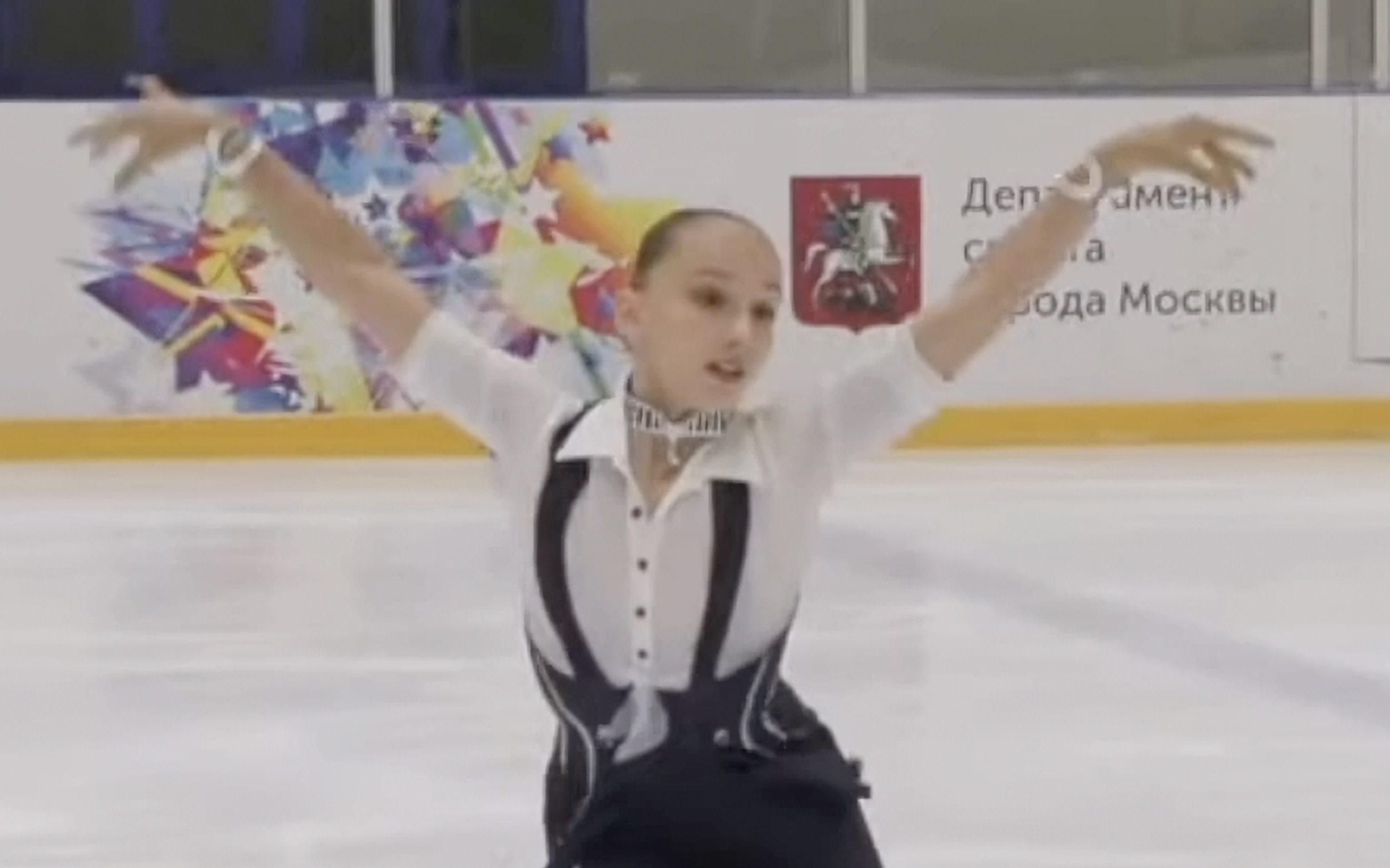 【22-23】巴啦啦小魔仙｜第十八名 Maria PARAMONOVA(55.22) 莫斯科青年锦标赛青年组女单短节目_哔哩哔哩_bilibili