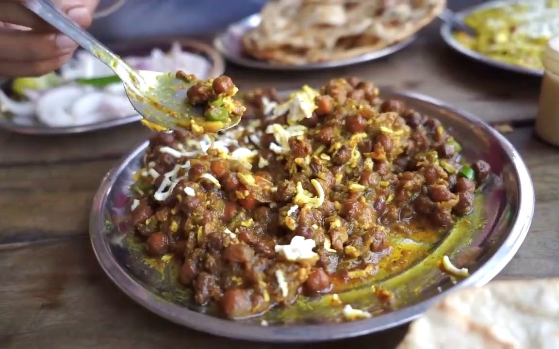 传统 Desi Highway Dhaba Street Food India 最佳旁遮普达巴_哔哩哔哩_bilibili