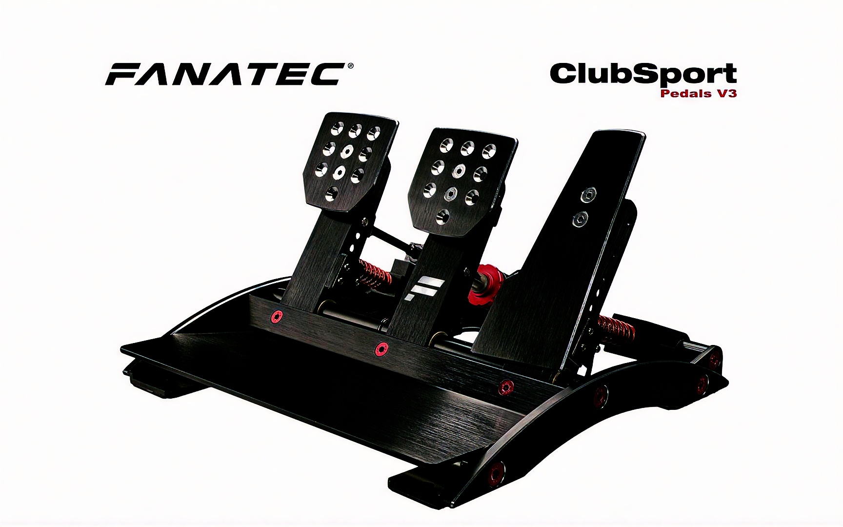 Fanatec V3踏板展示_哔哩哔哩_bilibili