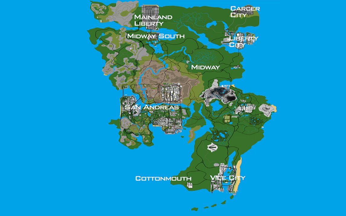 在一部GTA中玩到全系列GTA地图上时代版本（GTA:Underground）_哔哩哔哩_bilibili