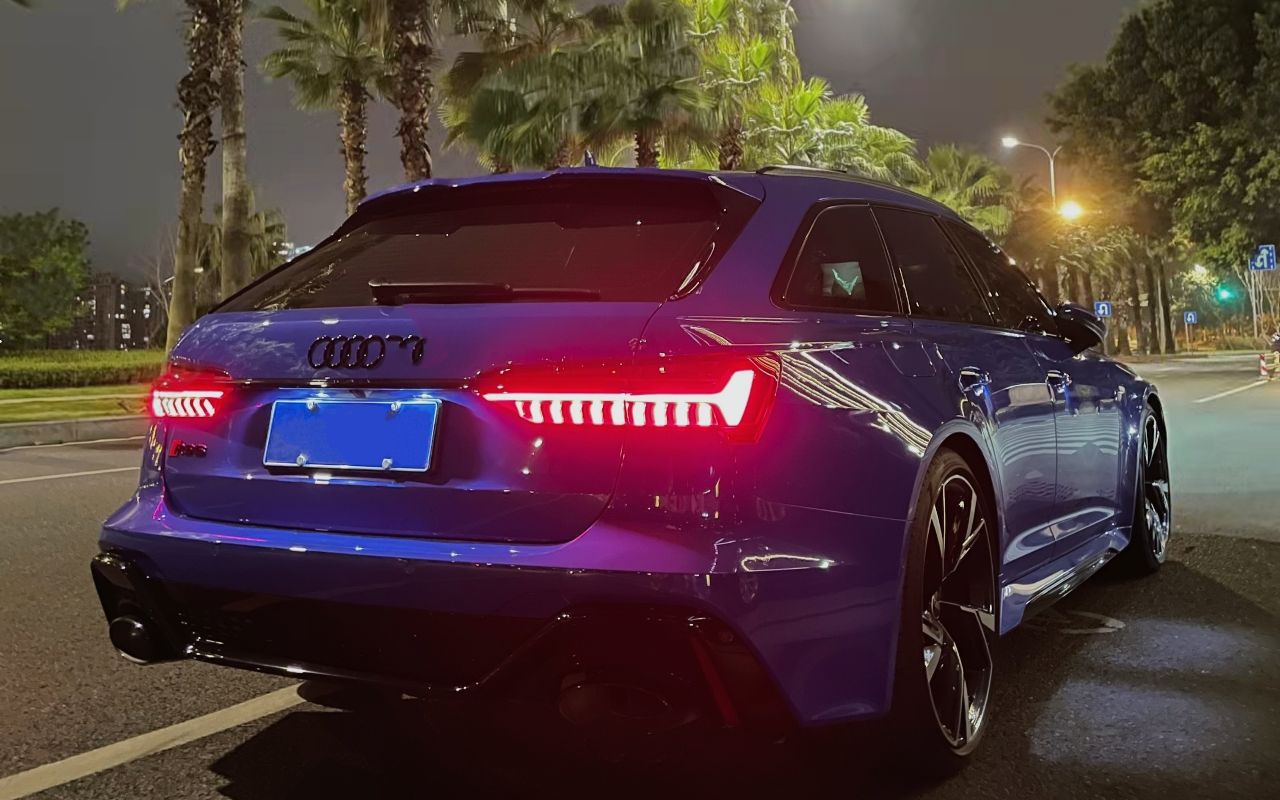 夜晚沉浸式体验奥迪RS6_哔哩哔哩_bilibili