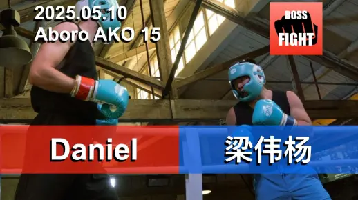 Daniel Studer 大战 梁伟杨 | 上海Aboro AKO 15 | 业余拳击比赛 | 2025.05.10_哔哩哔哩_bilibili