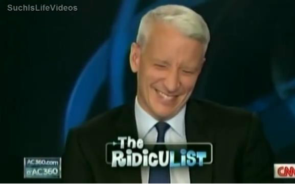 【生肉】The RidicuLIST- Anderson Cooper 主持新闻时忍不住哈哈哈的自嘲片段_哔哩哔哩 (゜-゜)つロ 干杯 ...