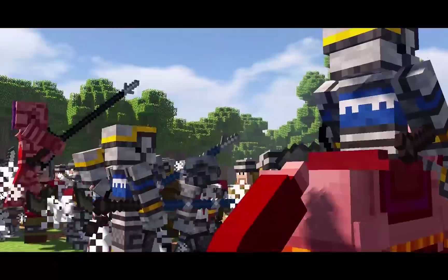 Minecraft - Battle of Agincourt - MEDIEVAL WAR_单机游戏热门视频