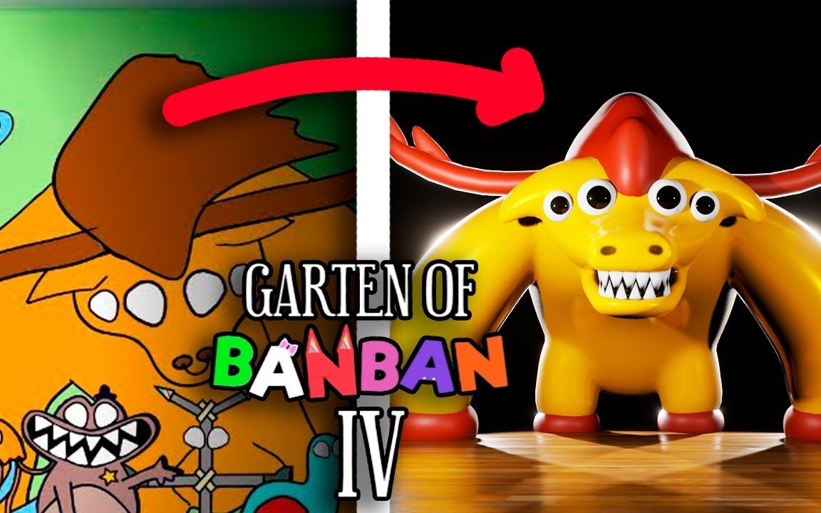 Garten of Banban 4 - SMILEY MILEY and Dr.Fluffypants fight with SAD ...