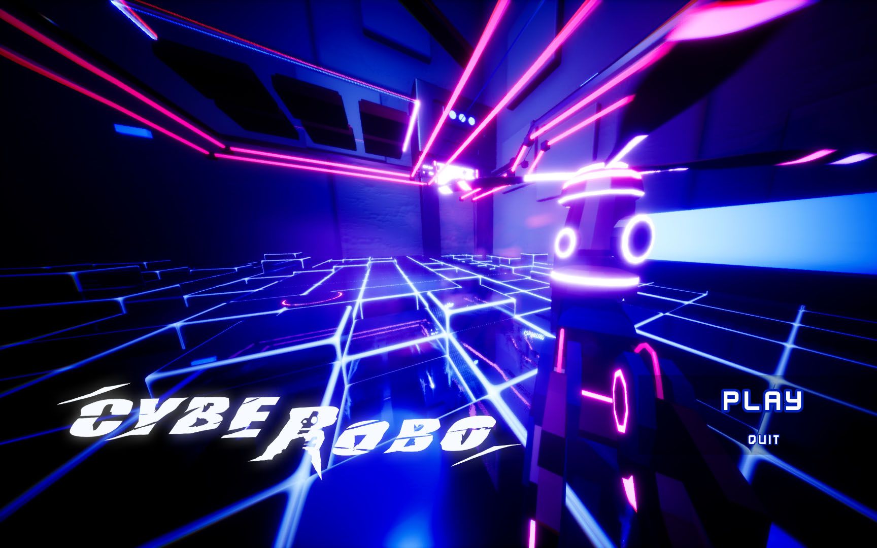 48小时创作赛博朋克风独立游戏《CybeRobo》@CGJ2019_哔哩哔哩_bilibili