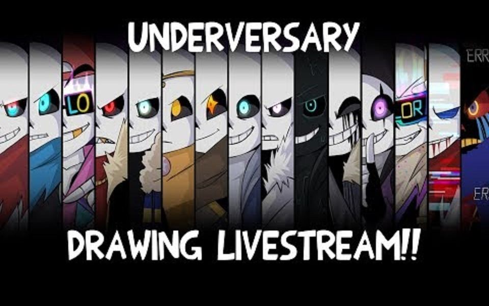 Underverse 4周年 绘画直播_哔哩哔哩 (゜-゜)つロ 干杯~-bilibili