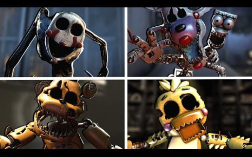 [SFM FNAF] FNaF Reaper Animatronics Counter Jumpscares_哔哩哔哩_bilibili