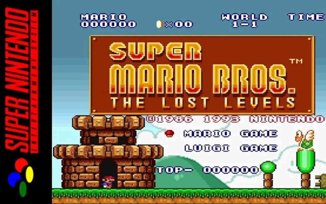 【1080P 60FPS】SFC超级马里奥 失落的关卡（Super Mario Bros The Lost Levers）娱乐通关视频_哔哩哔 ...
