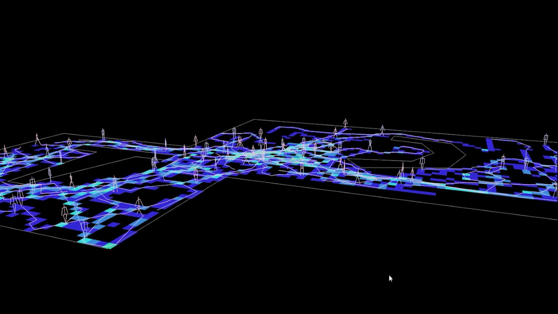 【Depthmap软件】建筑平面空间视域+人流模拟