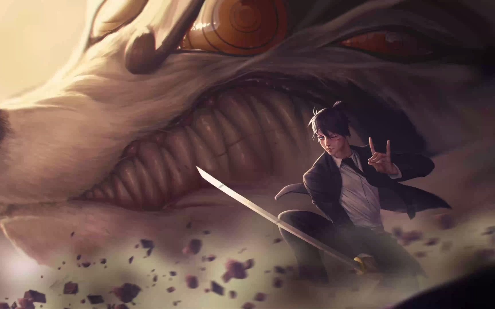 超酷的电锯人手机壁纸哦