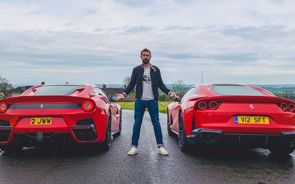 V12旗舰的对决 - 812 Superfast vs F12 TDF_哔哩哔哩 (゜-゜)つロ 干杯~-bilibili