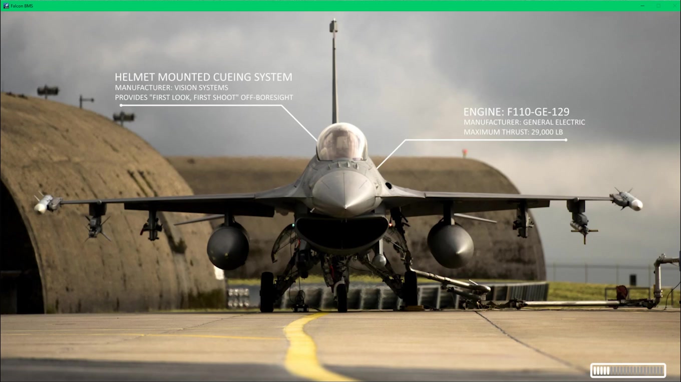 一日速成F16驾驶员培训 FALCON BMS4.34U4 F16教学任务演示_哔哩哔哩_bilibili