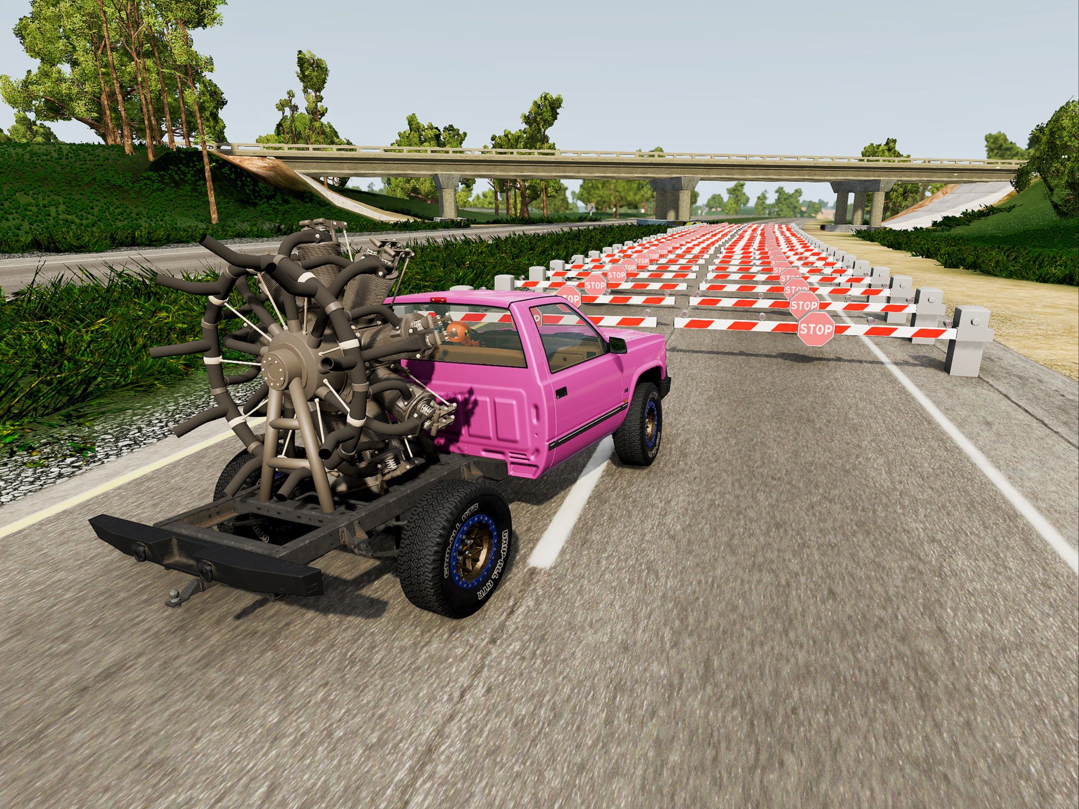 新型减速栏，司机好评如潮-BeamNG-TV-BeamNG-TV-哔哩哔哩视频