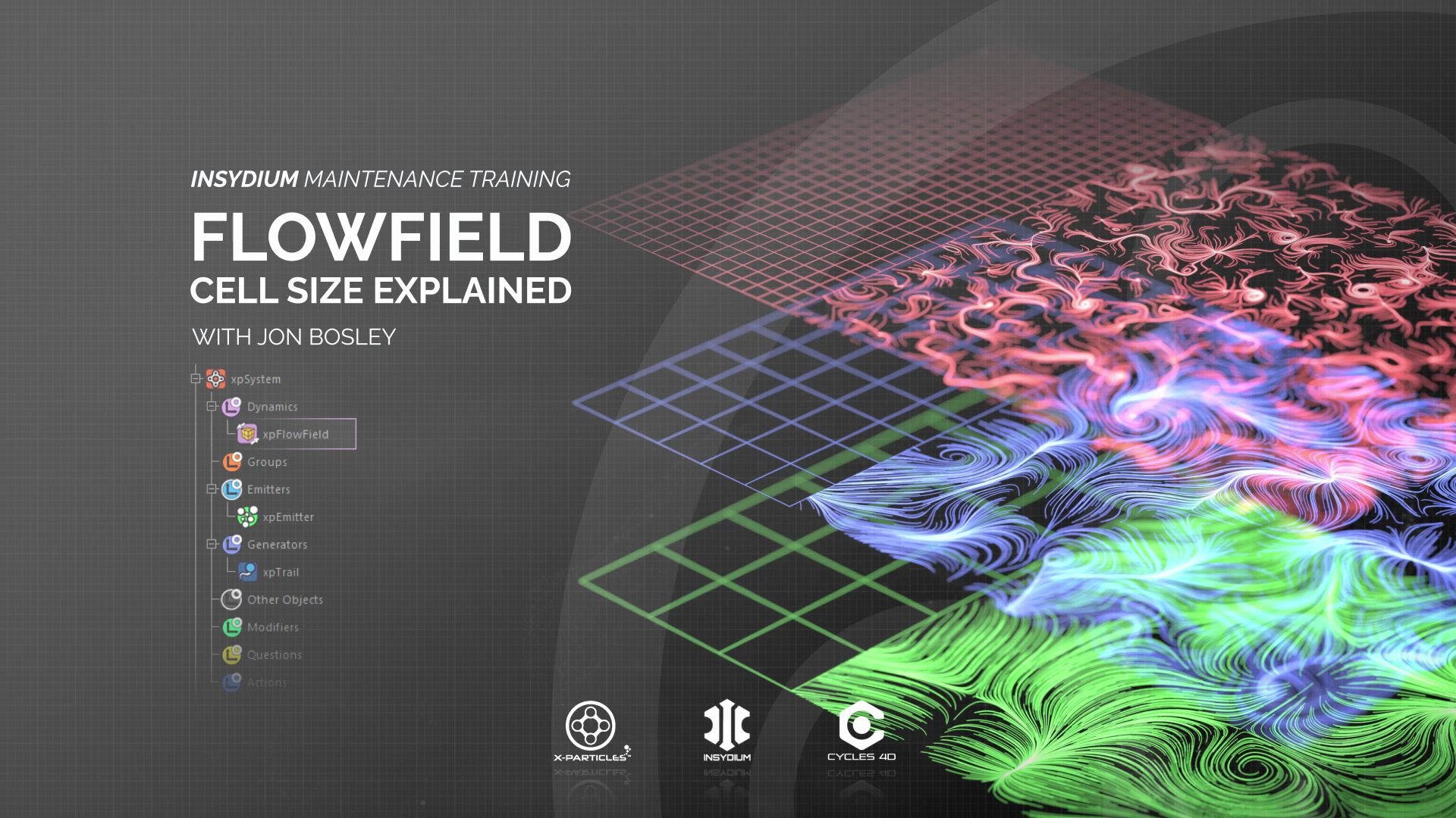 X-Particles官方进阶教程, FlowField_哔哩哔哩_bilibili