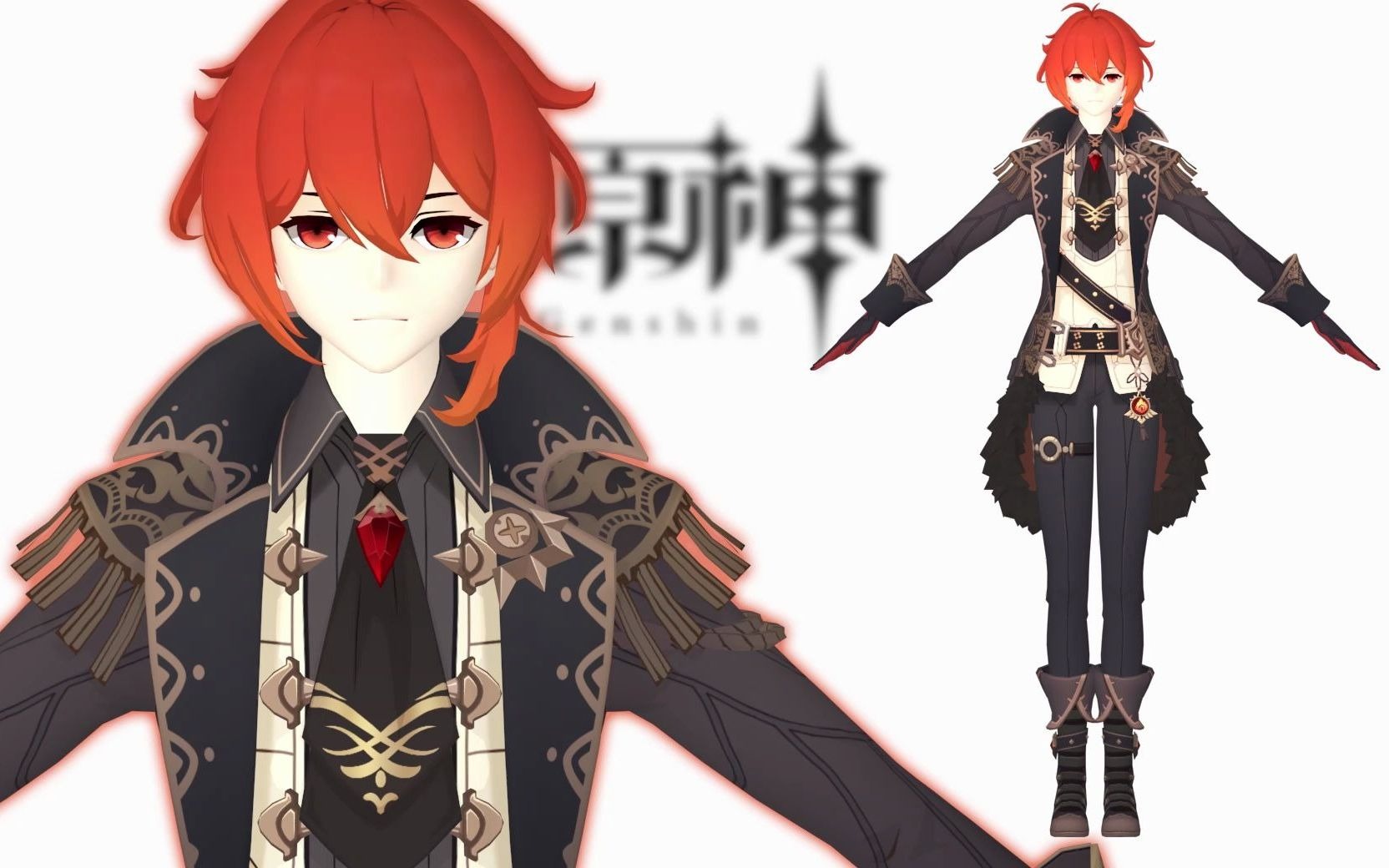 原神_diluke_模型鉴赏_哔哩哔哩 (゜-゜)つロ 干杯~-bilibili