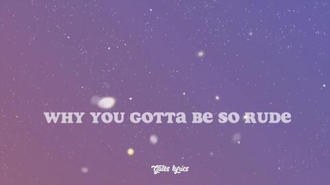 Rude By Magic Lyrics