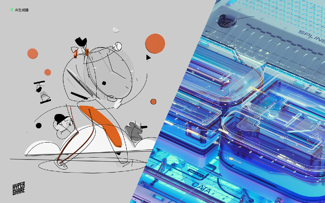 C4D R25最香新功能——AI生成器_哔哩哔哩_bilibili