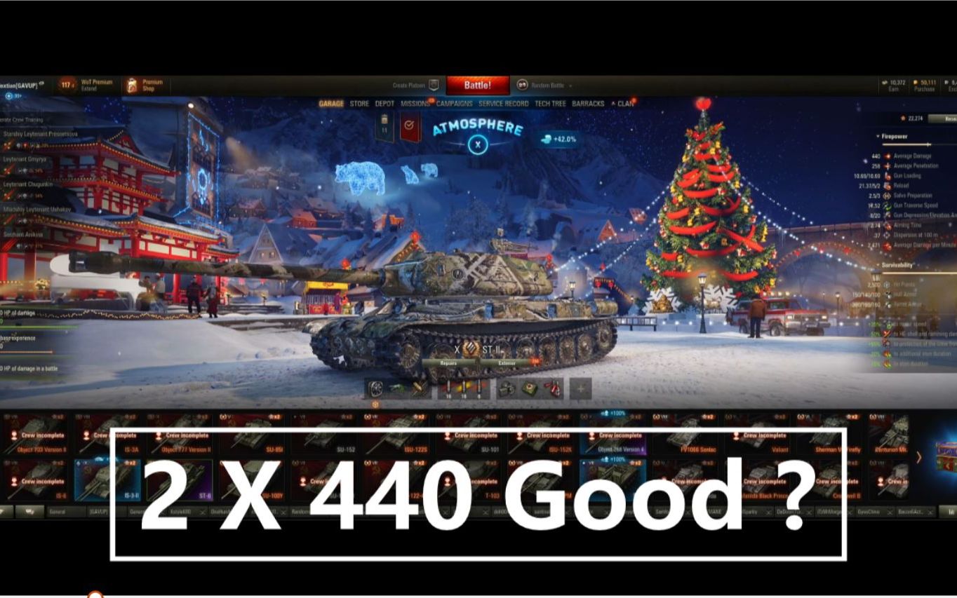 WOT tier 10 ussr HT ST-II daily play 坦克世界（战车世界）_哔哩哔哩_bilibili