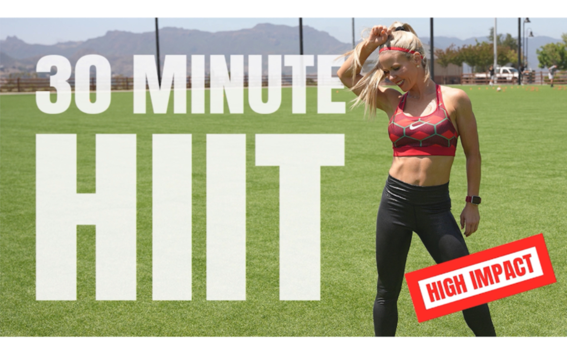 【Courtney Andersen】30分钟暴汗高冲击· 大腿高强度脂肪燃烧·站立有氧HIIT_哔哩哔哩_bilibili