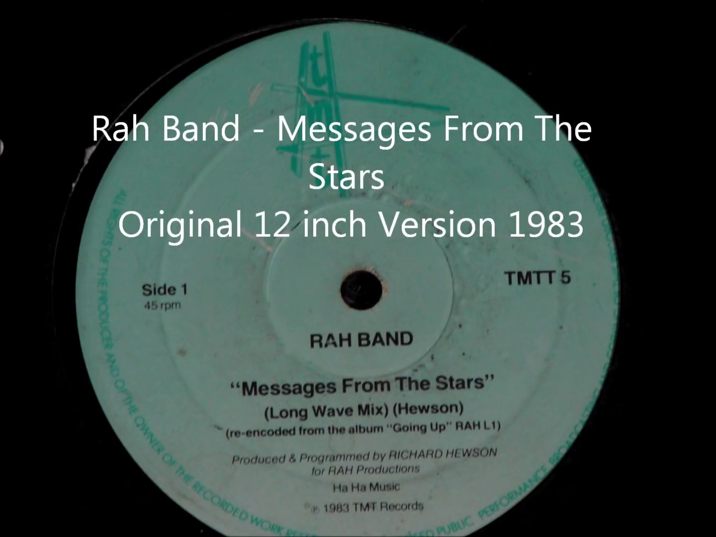 Rah Band - Messages From The Stars Original 12 inch Version 1983-账号已注销 ...