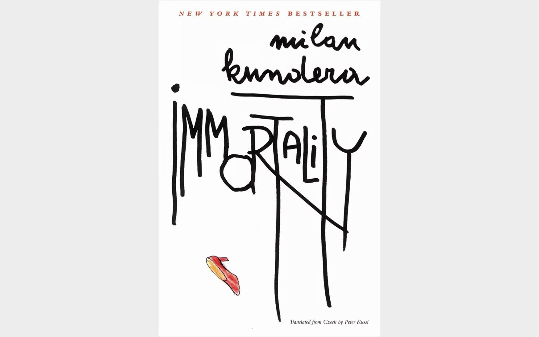 【美音】不朽 米兰·昆德拉小说作品 英文书-翻倒巷小书房-翻倒巷小书房-哔哩哔哩视频