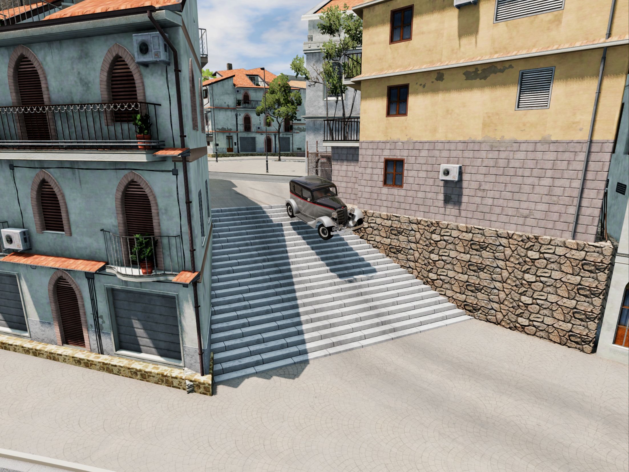 这路看着像楼梯，实则确实是楼梯-BeamNG-TV-BeamNG-TV-哔哩哔哩视频
