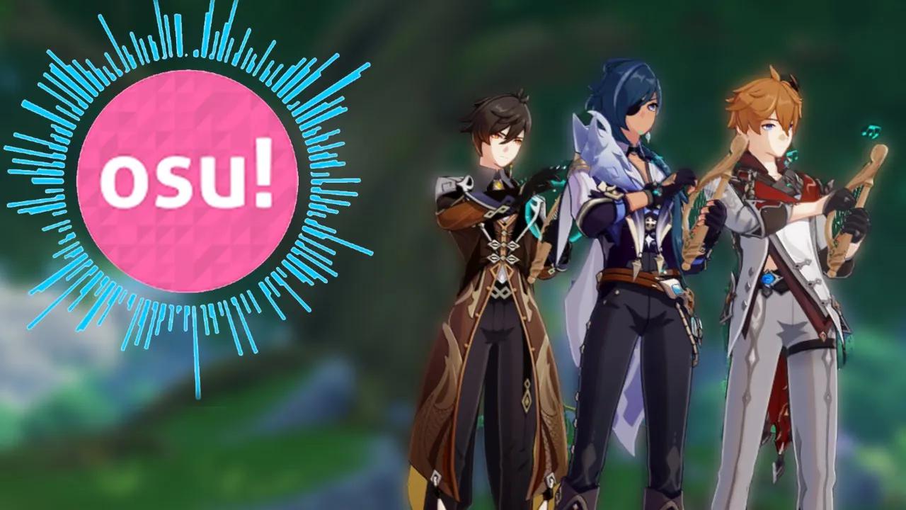 当 osu! 玩家玩起原神音游..._哔哩哔哩_bilibili