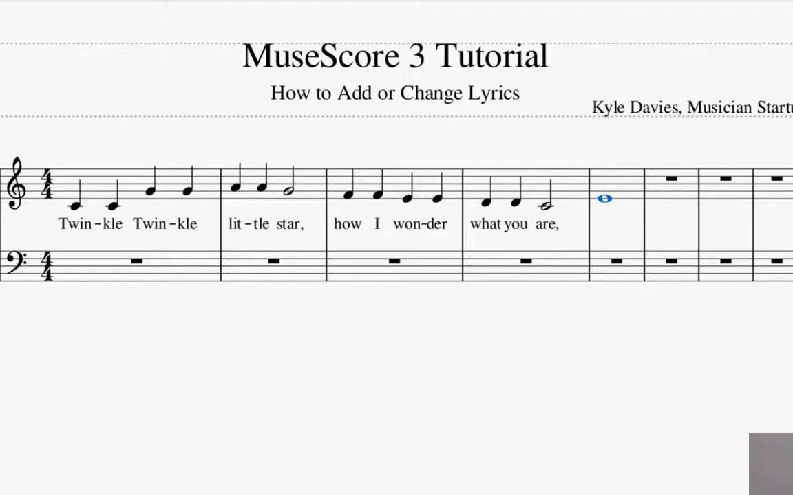 如何在MuseScore 3中更改歌词，添加删除输入音乐歌词_哔哩哔哩_bilibili