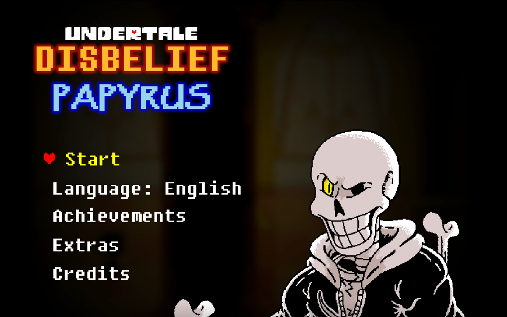 Disbelief Papyrus 全然不信1-4阶段 试玩（附下载链接)_哔哩哔哩_bilibili
