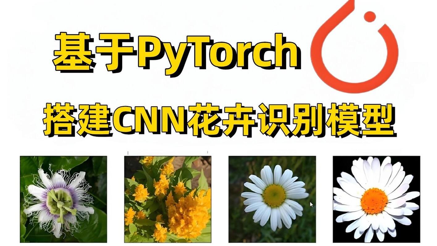 【附源码】基于PyTorch搭建CNN花卉识别模型，原理详解+代码实战，计算机博 - 哔哩哔哩