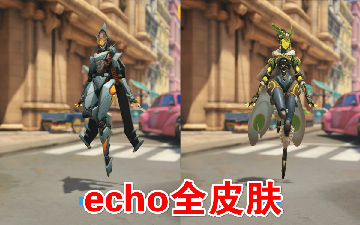 echo全皮肤姿势表情特写预览_哔哩哔哩_bilibili