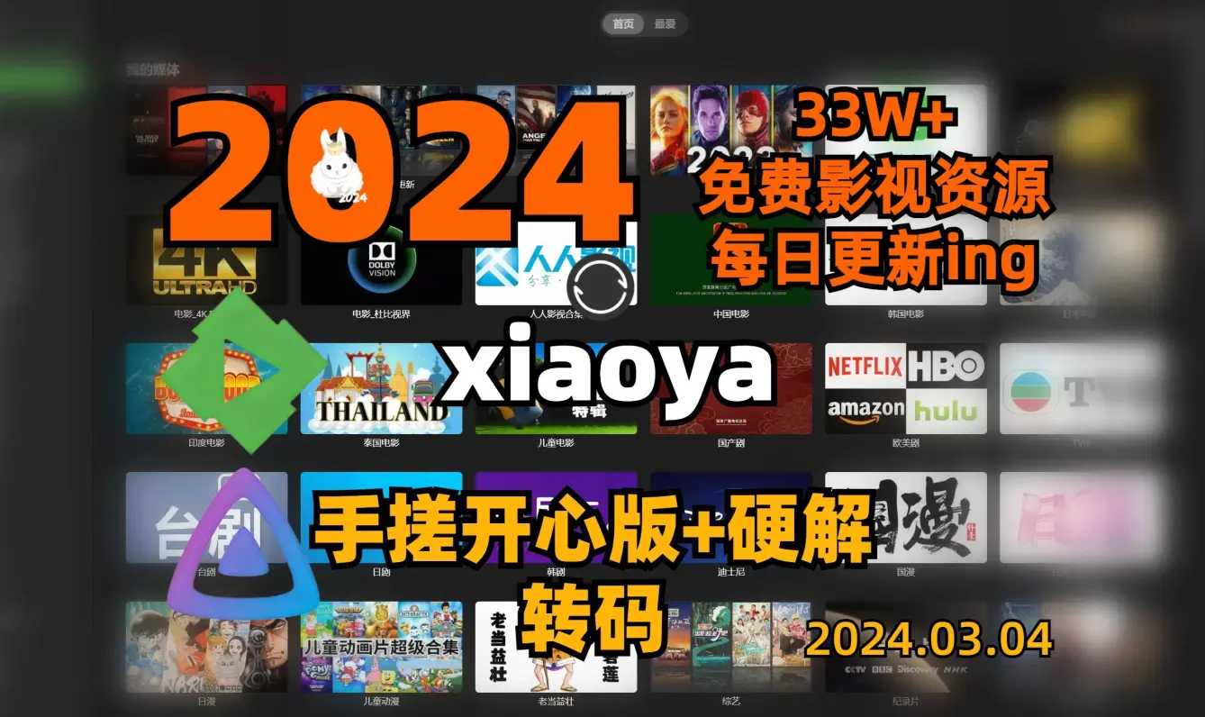 【小雅-xiaoya全家桶】硬解、元数据同步、手搓开心版emby - 哔哩哔哩