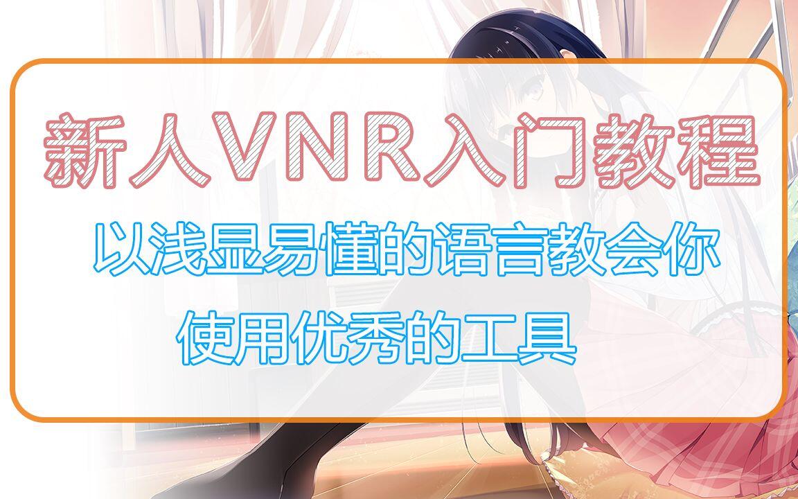 【快速上手VNR】VNR详细入门教程 - 哔哩哔哩