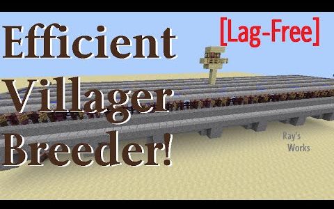 【MC】高效村民繁殖场【Rays Works】_哔哩哔哩_bilibili