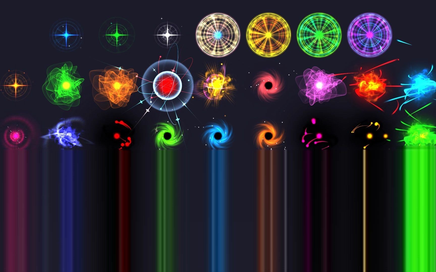 CGalpha - Unity - 发光特效球体 Glowing orbs pack - 视频下载 Video Downloader