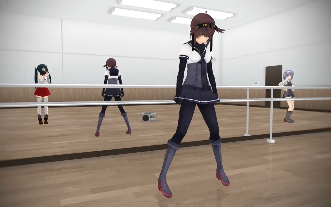 【MMD】舰C dance studio【Movin up】_哔哩哔哩_bilibili