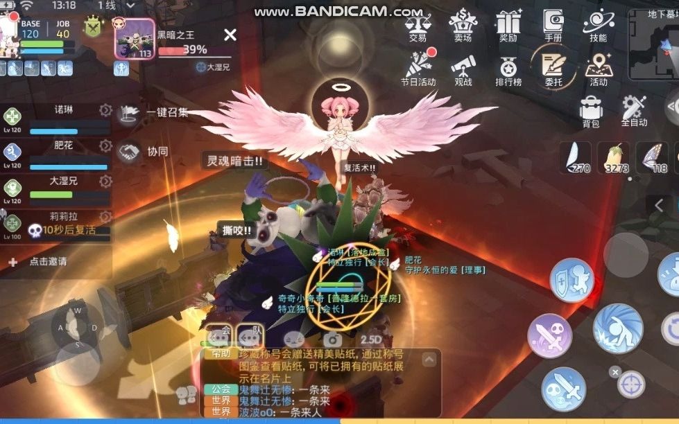 仙境传说RO爱如初见：黑暗刺客每日带领小队攻略MVP黑暗之王_哔哩哔哩bilibili