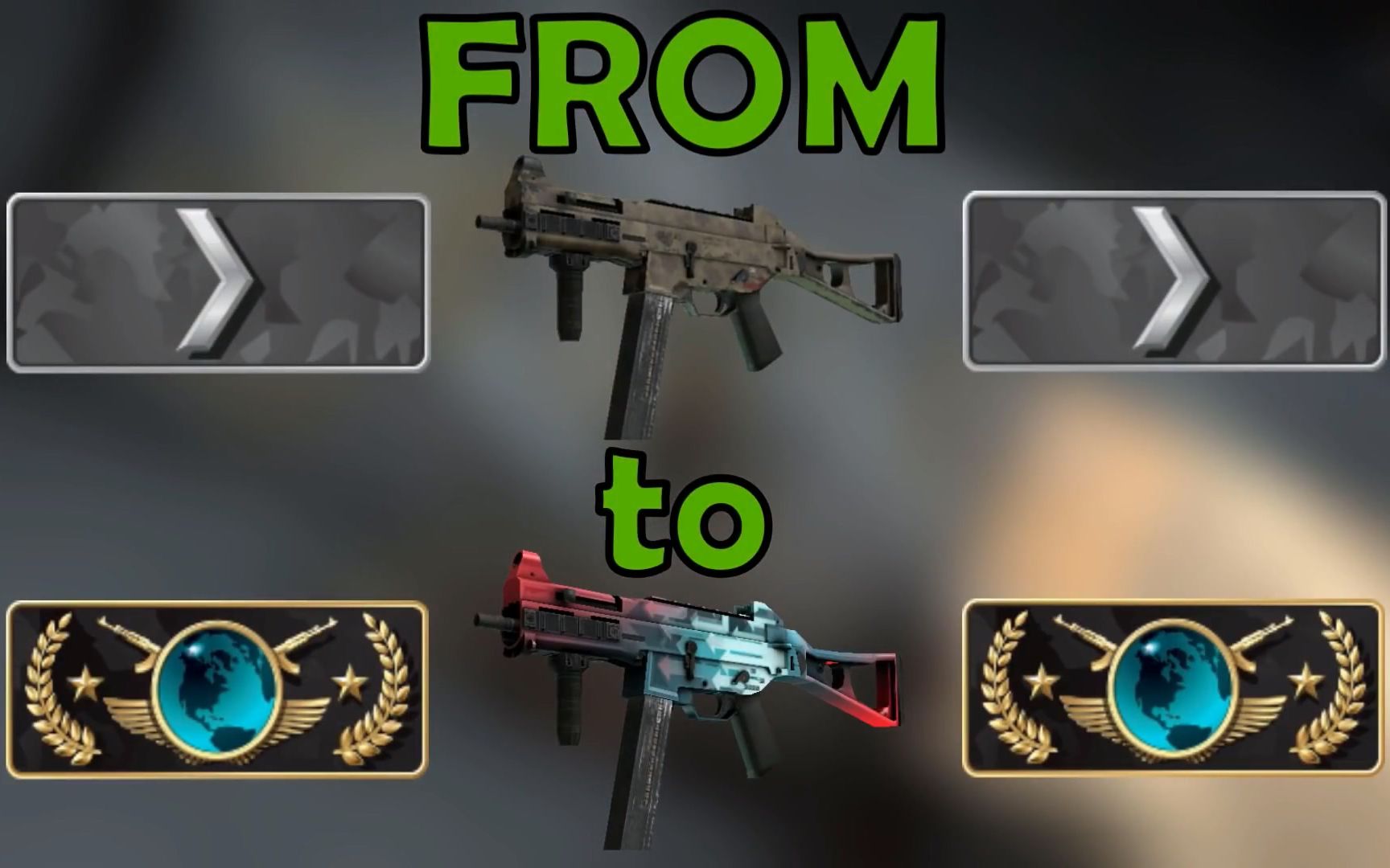 【CS:GO】白银到大地球各段位的UMP-45_哔哩哔哩 (゜-゜)つロ 干杯~-bilibili