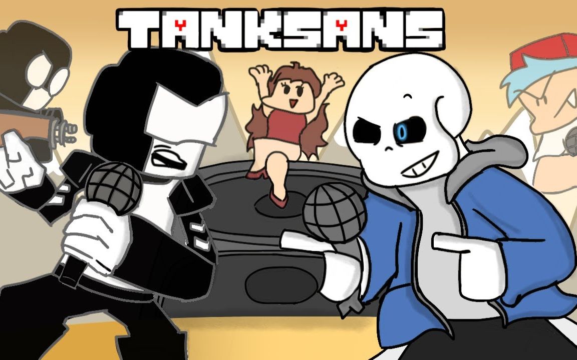 【官方双语】UGH - TANKMAN 对决 SANS 【FNF与UNDERTALE动画】-CyberLegends动画 ...